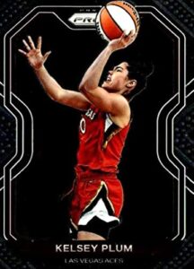 2021 panini wnba prizm #60 kelsey plum las vegas aces basketball trading card