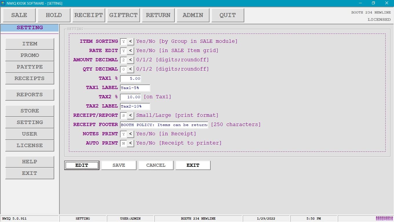 NWIQ POS Inventory Retail Software (Point Of Sale)