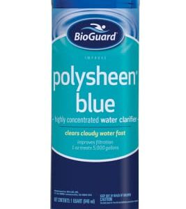 2 Pack BioGuard Polysheen Blue Swimming Pool Water Clarifier (1 Quart Bottles)