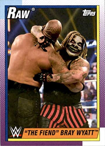 2021 Topps Heritage WWE #43 The Fiend Bray Wyatt Official World Wrestling Entertainment Trading Card in Raw (NM or Better) Condition