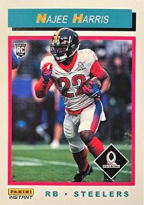 new 2021 panini football authentic najee harris pro bowl rookie card limited print run of only 639! - pittsburgh steelers