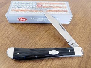 case xx 23677 black pearl kirinite handle 1 blade slimline trapper, 101048 ss.