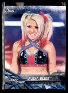 2017 topps wwe women's division - matches and moments wwe #wwe-6 alexa bliss