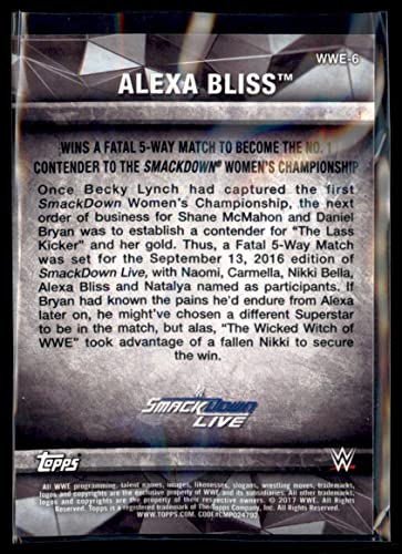 2017 Topps WWE Women's Division - Matches and Moments WWE #WWE-6 Alexa Bliss