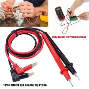 1 Pair Commercial supplies 1000V 10A Cable 72cm Analysis Instruments Needle Tip Probe Universal Wire Pen MultiMeter Test Leads For AM5YS041T6US 0