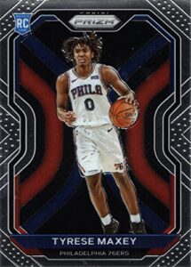 2020-21 panini prizm basketball #256 tyrese maxey rookie card