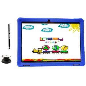 LINSAY 10.1" 1280x800 IPS 2GB RAM 32GB Android 11 Tablet with Kids Blue Defender Case, Backpack, Pop Holder and Pen Stylus