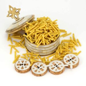 beeswax candle wicks for orthodox vigil oil lamps, floating candles, cork floats, home altar