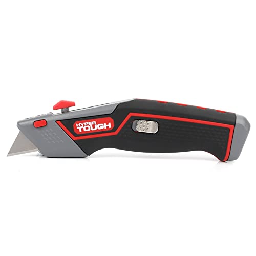 Hyper Tough AUTO-LOADING RETRACTABLE UTILITY KNIFE + 3-BLADES || QUICK-CHANGE BLADE REPLACEMENT