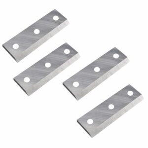 EFCUT Replacement Blades for C30/C30 Mini/C30 Lite/3 in 1 Wood Chippers Shredders Mulchers, High Speed Steel Cutting Knives, Pack of 4