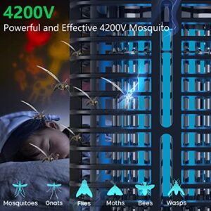 Gardenary Bug Zapper 20W for Outdoor and Indoor, 4200V Electric Mosquito Zapper, Mosquito Killer, Waterproof Fly Zapper Outdoor, Electronic Mosquito Lamp, Fly Insect Trap for Patio Home Backyard