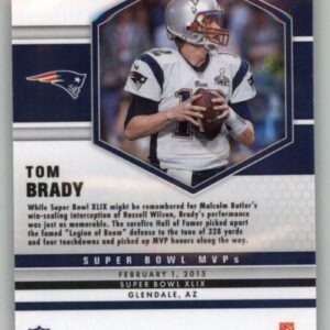 2021 Panini Mosaic #283 Tom Brady New England Patriots Super Bowl MVP Official NFL Football Trading Card in Raw (NM or Better) Condition