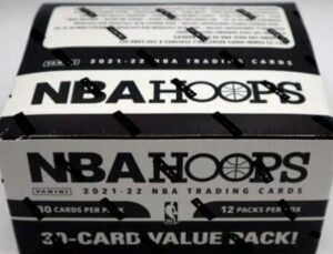 2021/22 panini hoops nba basketball value/cello box (12 pks/box)