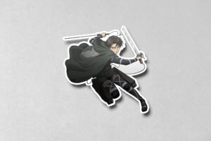 attack on titan sticker - levi