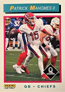 new 2021 panini patrick mahomes ii pro bowl football card - limited print run of only 639! - kansas city chiefs