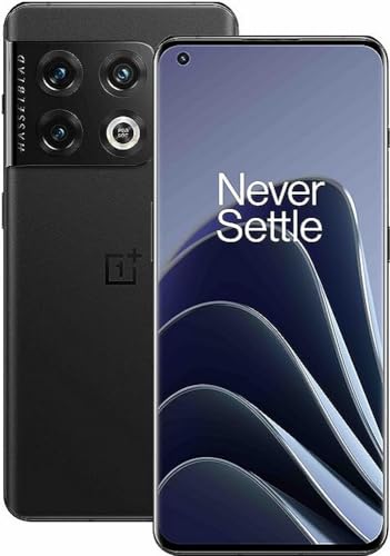 OnePlus 10 Pro 5G Dual-SIM 256GB ROM + 12GB RAM (GSM Only | No CDMA) Factory Unlocked 5G Smartphone (Volcanic Black) - International Version