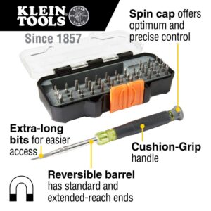 Klein Tools 80066 Precision Driver Kit with Multi-Bit Screwdriver and All-in-One Repair Tool Kit with 39 Bits for Apple Products, 2-Piece