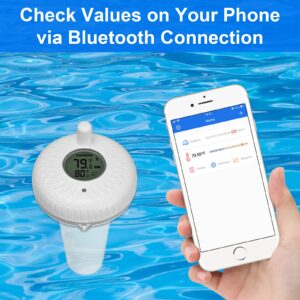 Inkbird Pool Thermometer with Bluetooth, for Hot Tub, Swimming Pool, Aquarium