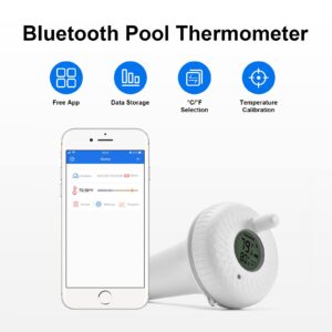 Inkbird Pool Thermometer with Bluetooth, for Hot Tub, Swimming Pool, Aquarium