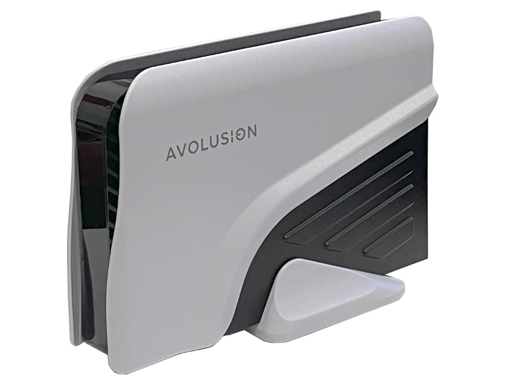 Avolusion PRO-Z 8TB USB 3.0 External Gaming Hard Drive for PS5/PS4 Game Console (White) - 2 Year Warranty