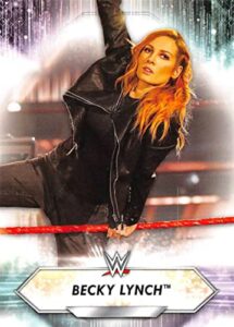 2021 topps wwe #100 becky lynch wrestling trading card