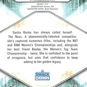 2021 Topps WWE #163 Sasha Banks Wrestling Trading Card