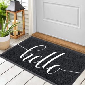 door mat (30"x17.5"), durable floor mat front door mat welcome door mats outdoor rug indoor non-slip door mat for entryway, home entrance, patio, high traffic areas