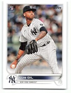 2022 topps #131 luis gil nm-mt rc rookie yankees