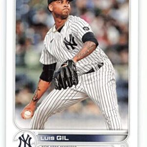 2022 Topps #131 Luis Gil NM-MT RC Rookie Yankees