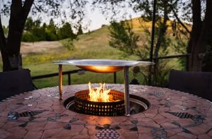 heatsaver al28 - fire pit heat deflector/reflector and cover