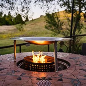 HeatSaver AL28 - Fire Pit Heat Deflector/Reflector and Cover