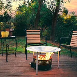 HeatSaver AL28 - Fire Pit Heat Deflector/Reflector and Cover