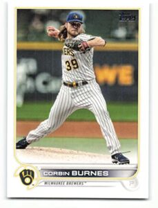 2022 topps #240 corbin burnes nm-mt brewers