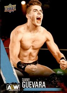 2021 upper deck all elite wrestling aew #15 sammy guevara official trading card