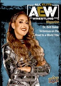 2021 upper deck all elite wrestling aew #83 dr. britt baker official trading card