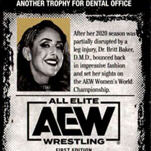 2021 Upper Deck All Elite Wrestling AEW #83 Dr. Britt Baker Official Trading Card