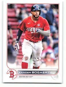 2022 topps #8 xander bogaerts red sox baseball mlb