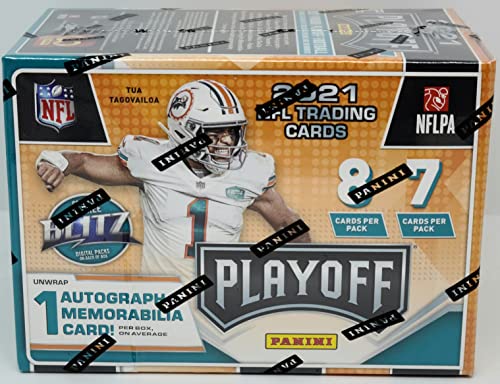 2021 Panini Playoff Football Trading Cards Blaster Box (56 cards per box)