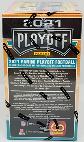 2021 Panini Playoff Football Trading Cards Blaster Box (56 cards per box)