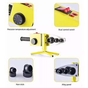 Suerthy Portable Welder, Ppr Pipe Welding Machine, High Power Fuser, Adjustable Knob, Tool Pipeline Construction Equipment for Welding Ppr, pe, pp Pipes (Size : Hogar 800W)