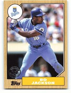 2022 topps 1987 topps 35th anniversary #t87-21 bo jackson nm-mt kansas city royals baseball mlb