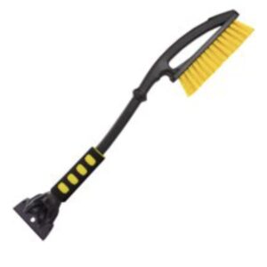 Rain-X 26" Ergo Snow Brush with Ice Scraper Tool, Black & Yellow, 1PK,