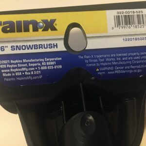 Rain-X 26" Ergo Snow Brush with Ice Scraper Tool, Black & Yellow, 1PK,