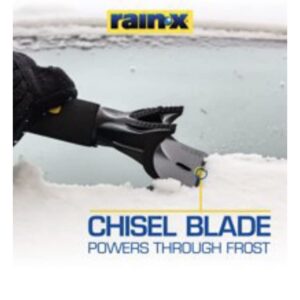 Rain-X 26" Ergo Snow Brush with Ice Scraper Tool, Black & Yellow, 1PK,