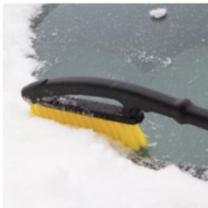 Rain-X 26" Ergo Snow Brush with Ice Scraper Tool, Black & Yellow, 1PK,