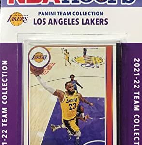 Los Angeles Lakers 2021 2022 Hoops Factory Sealed Team Set with LeBron James Plus