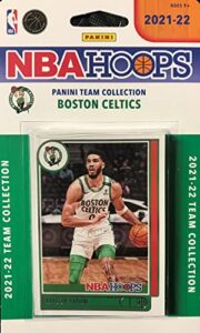 boston celtics 2021 2022 hoops factory sealed team set with jaylen brown and jayson tatum plus