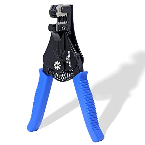 VCELINK Automatic Wire Stripper, Heavy Duty Precision Wire Stripping Tool for 8-18AWG Solid and Stranded Electrical Wire (GJ715)