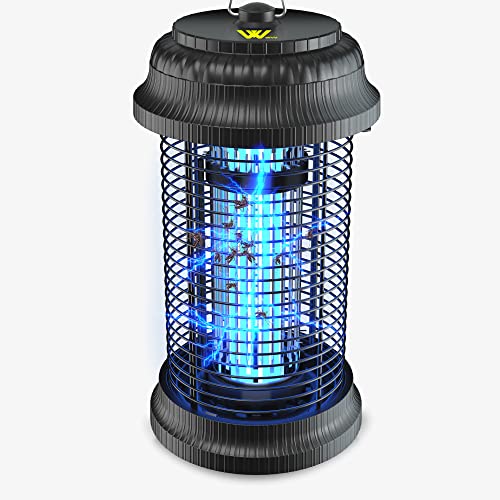 WVV Bug Zapper Outdoor, 1700V Electric Mosquito Zappers Killer,Electronic Light Bulb Lamp for Outdoor and Indoor