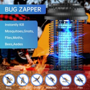 WVV Bug Zapper Outdoor, 1700V Electric Mosquito Zappers Killer,Electronic Light Bulb Lamp for Outdoor and Indoor